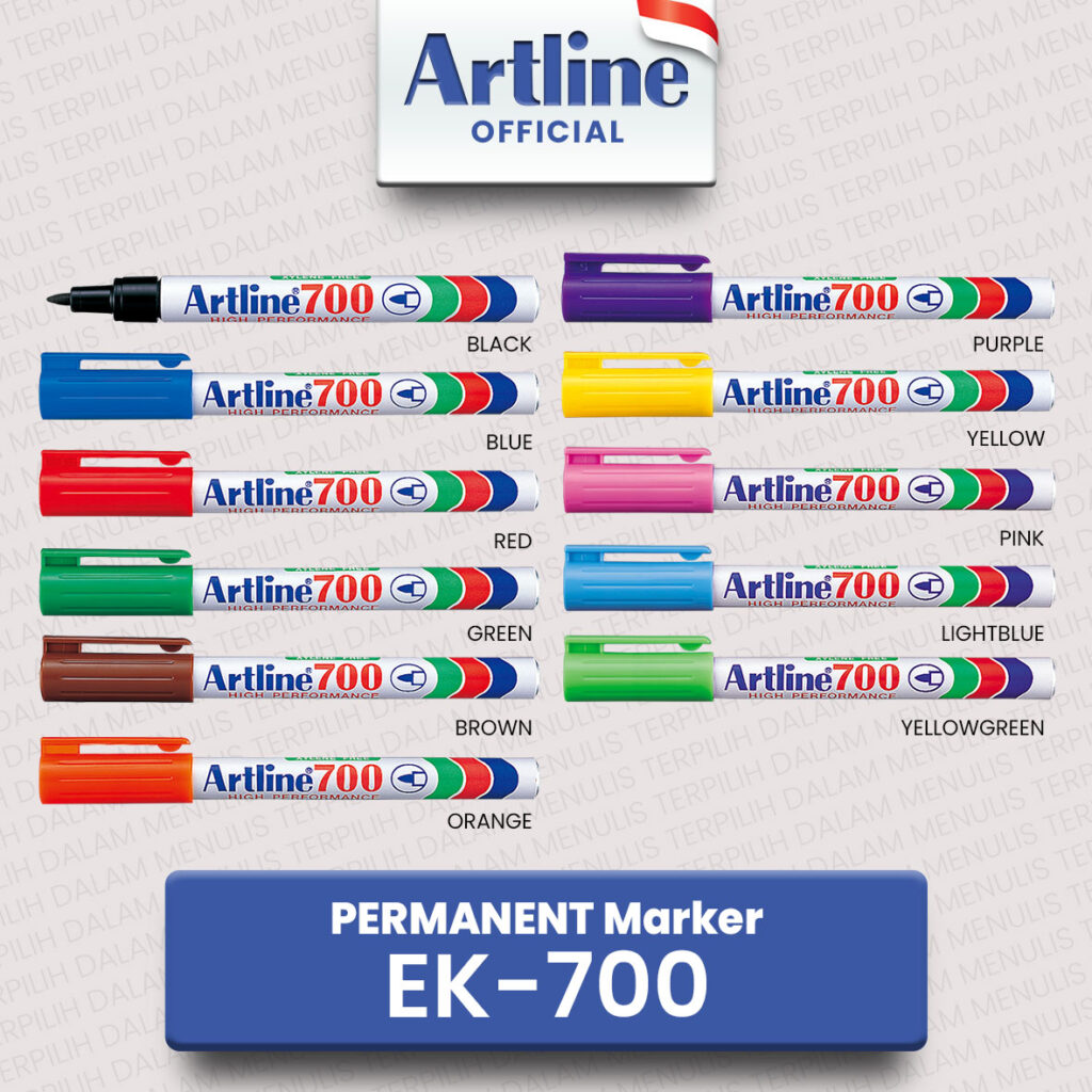 Artline Permanent Marker EK-700 - PT Bangkit Perkasa Sukses