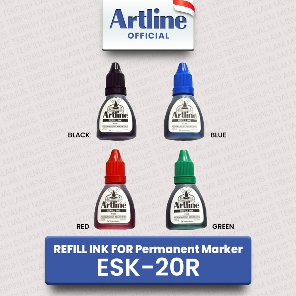 Artline Refill Ink For Permanent Marker ESK-20R - PT Bangkit Perkasa Sukses